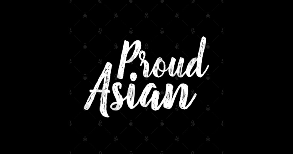 Proud Asian - Cursive Writing - Proud Asian Cursive Writing - Sticker ...