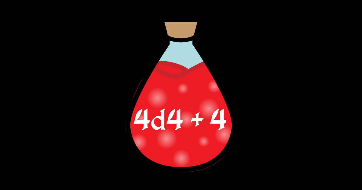 DIY Single Greater Health Potions for Tabletop Board Games Sticker ...