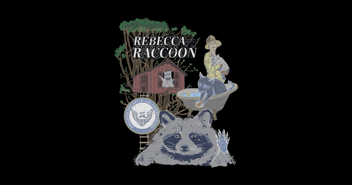 Rebecca Raccoon - Rebecca Raccoon - Sticker | TeePublic