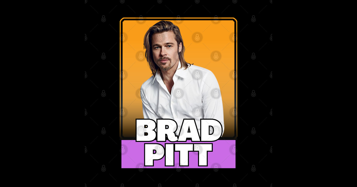 Brad pitt - 90s Movies - Sticker | TeePublic