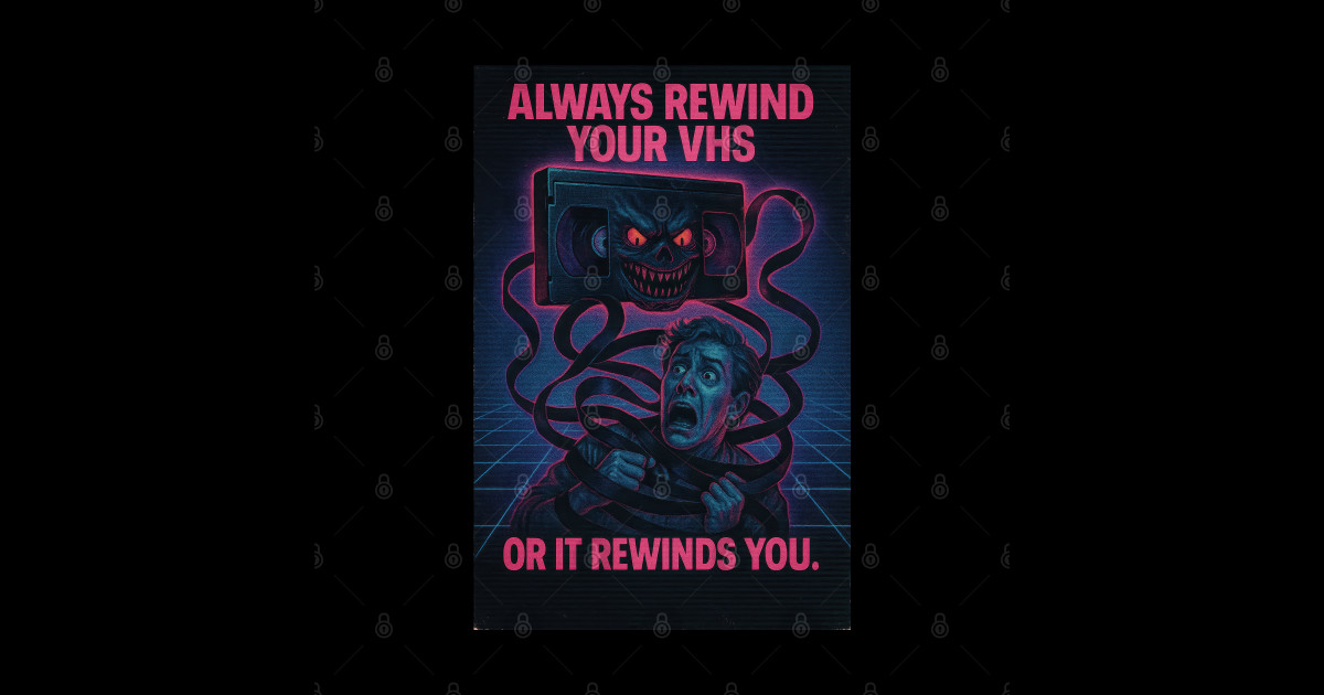 Always Rewind Your VHS – Videostore Afterlife Design - Rewind Your Vhs ...