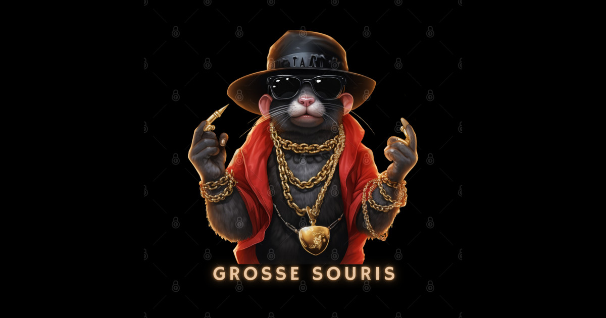 Rat Rapper - Funny Rat - Sticker | TeePublic