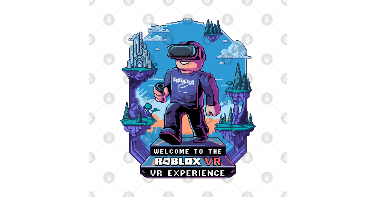 Roblox VR Pixel - Roblox Kids - T-Shirt | TeePublic