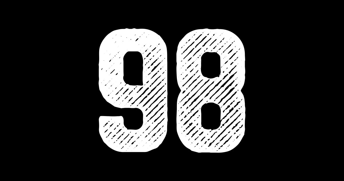 Ninety Eight 98 - 98th Birthday - Sticker | TeePublic