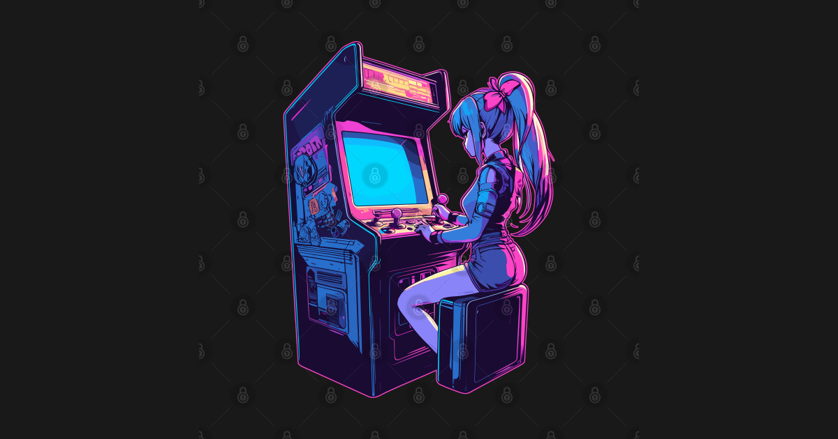 Retro vaporwave gaming machine - Retro Gaming - T-Shirt | TeePublic