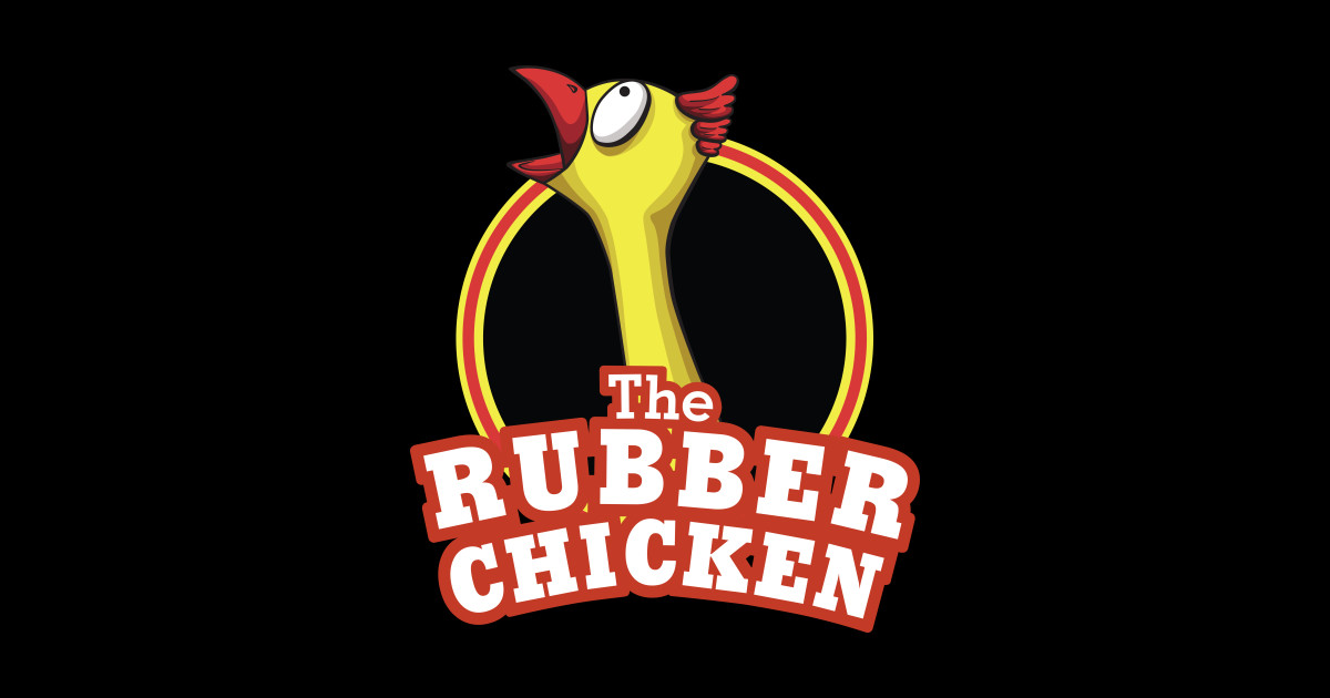 The Rubber Chicken - Comedy Club - Sticker | TeePublic