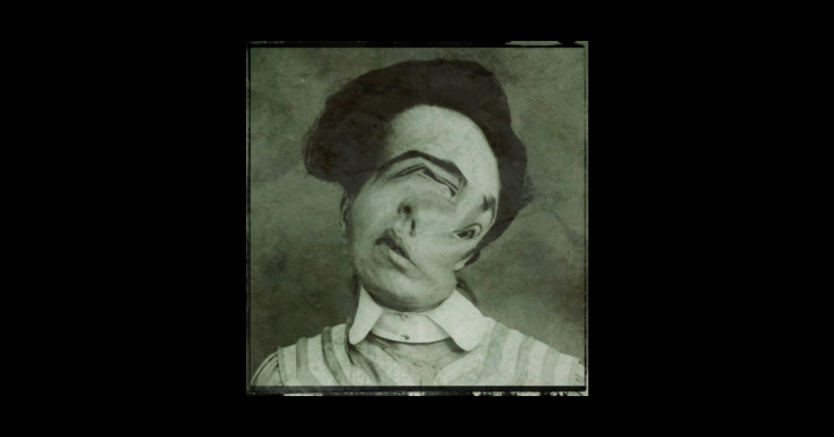 Distorted disturbing glitch - Horror - Sticker | TeePublic