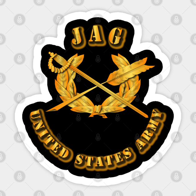 Army - JAG - Retirees - Sticker | TeePublic