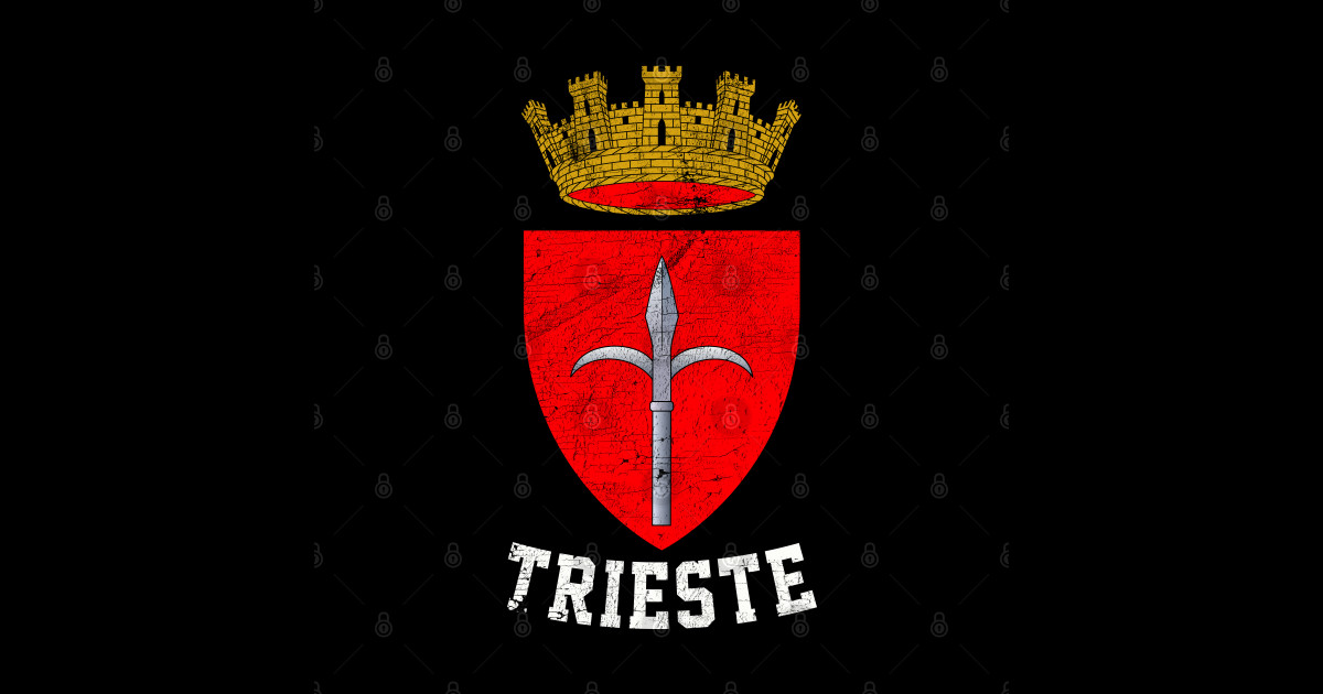 Trieste / Vintage Look Italia Design - Trieste - Sticker | TeePublic