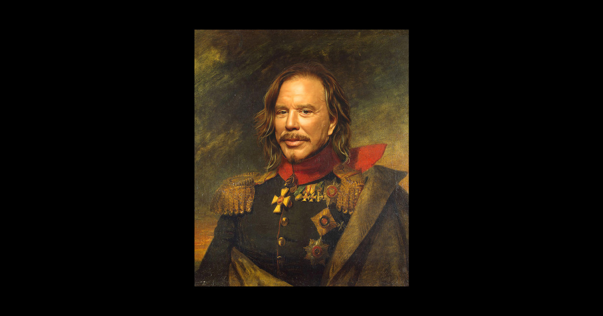 Mickey Rourke - replaceface - Mickey Rourke - Posters and Art Prints ...