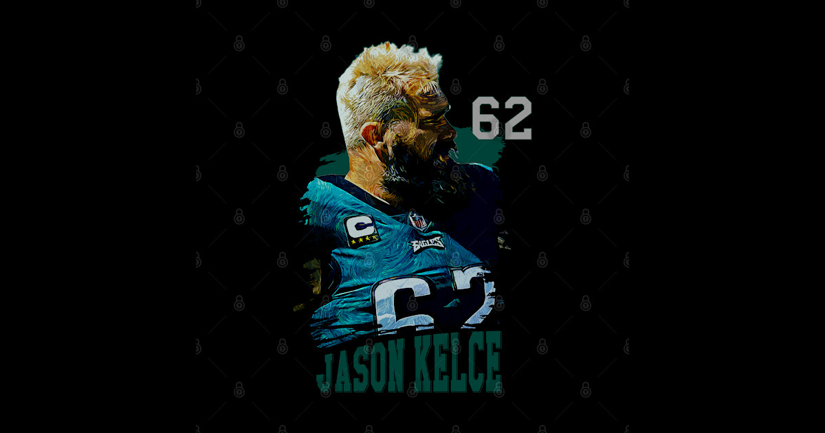 Jason kelce || Football Player - Jason Kelce - Posters and Art Prints ...