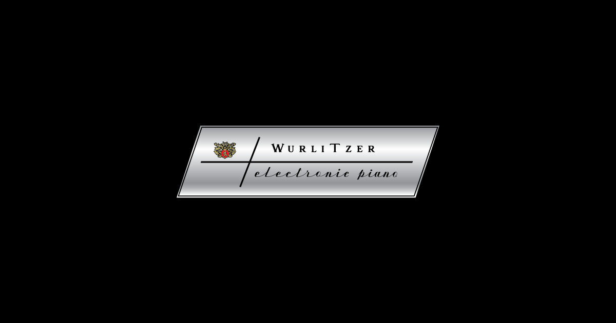 Wurlitzer electric piano logo - Wurlitzer Electric Piano - Sticker ...