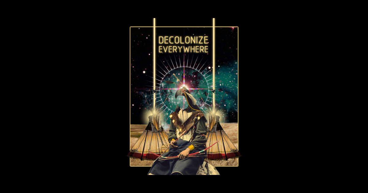 CROW - Decolonize Everywhere - Decolonize - Sticker | TeePublic