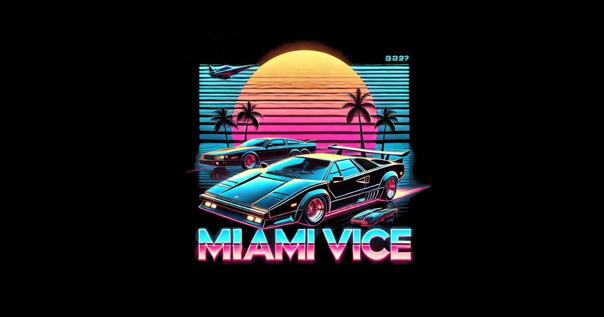 Miami Vice - Miami Vice - Sticker | TeePublic