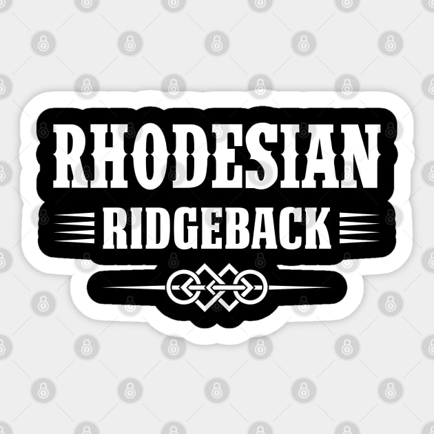 Rhodesian Ridgeback Tribal - Rhodesian Ridgeback - Sticker | TeePublic