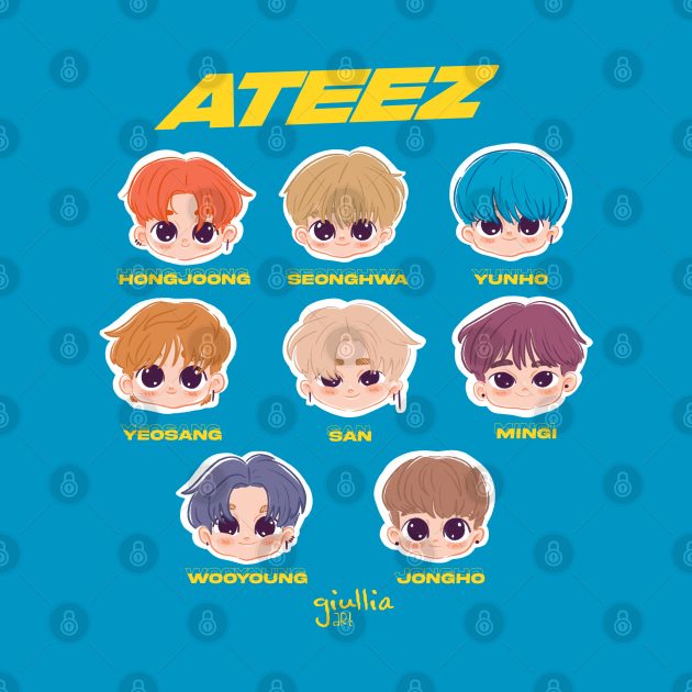 Ateez - Ateez - T-Shirt sold by CheryTan | SKU 1557301 | 30% OFF Printerval