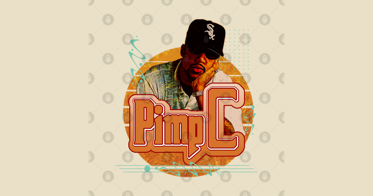 Pimp C \\ Retro Art - Pimp C - T-Shirt | TeePublic