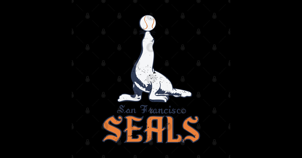 San Francisco Seals Defunct Vintage Baseball - Baseball - Sticker ...