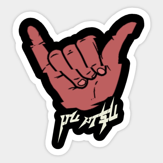 SHAKA x BJJ - Bjj - Sticker | TeePublic