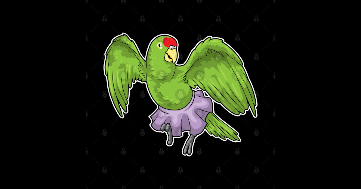 Parrot Ballerina Ballet Dance - Parrot - Sticker | TeePublic