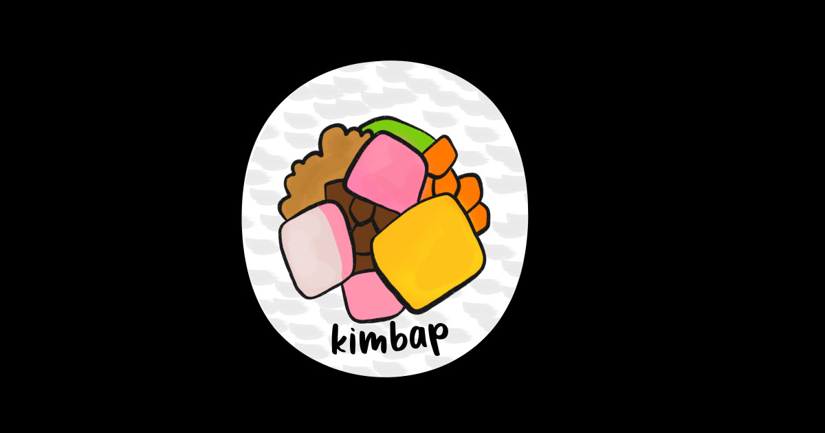 Everybody love Kimbap - Everybody Love Kimbap - Sticker | TeePublic
