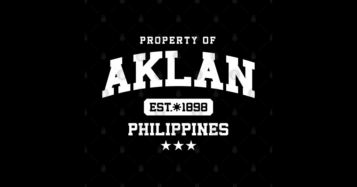 Aklan - Property of the Philippines Shirt (WHITE) - Pinoy - Sticker ...