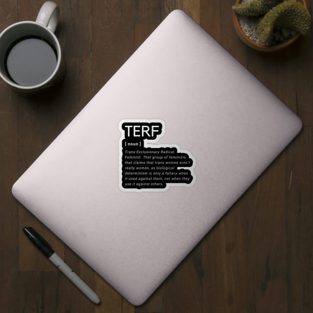 TERF - Dictionary Definition - Sticker | TeePublic