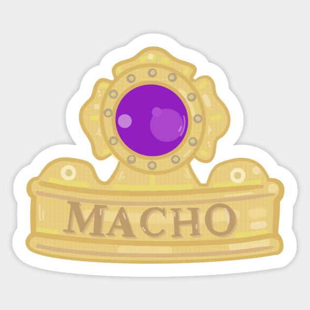 Macho King Crown - Savage - Sticker | TeePublic