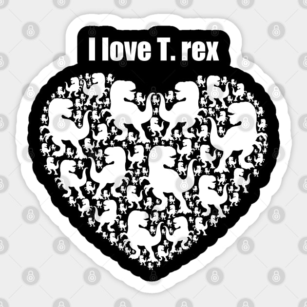 T.Rex dino dinosaur cute heart Tyrannosaurus rex - T Rex T Rex Lover ...