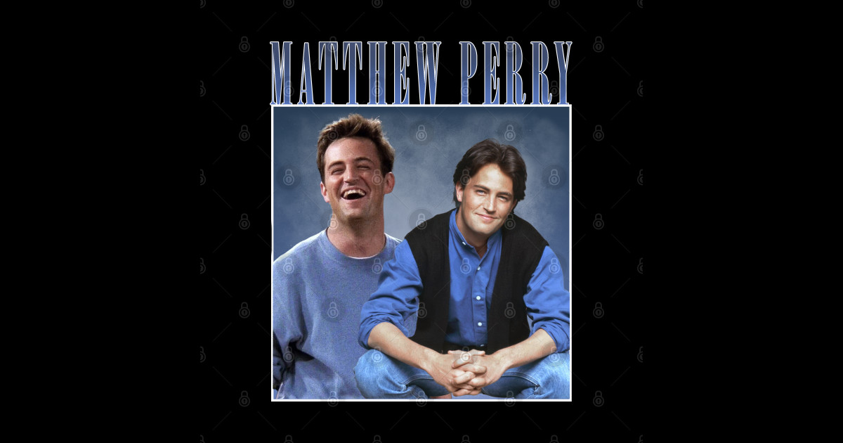 Matthew Perry Collage - Matthew Perry - Sticker | TeePublic