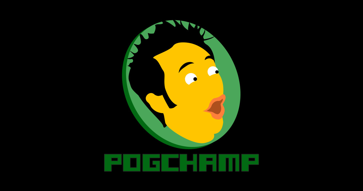 PogChamp! (for light-colored shirts) - Pogchamp - Sticker | TeePublic