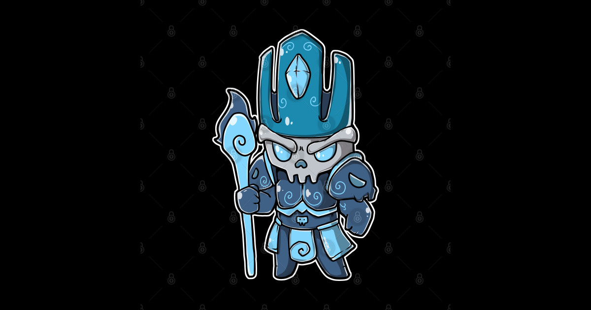 Chibi Lich - Tabletop Rpg - Sticker | TeePublic