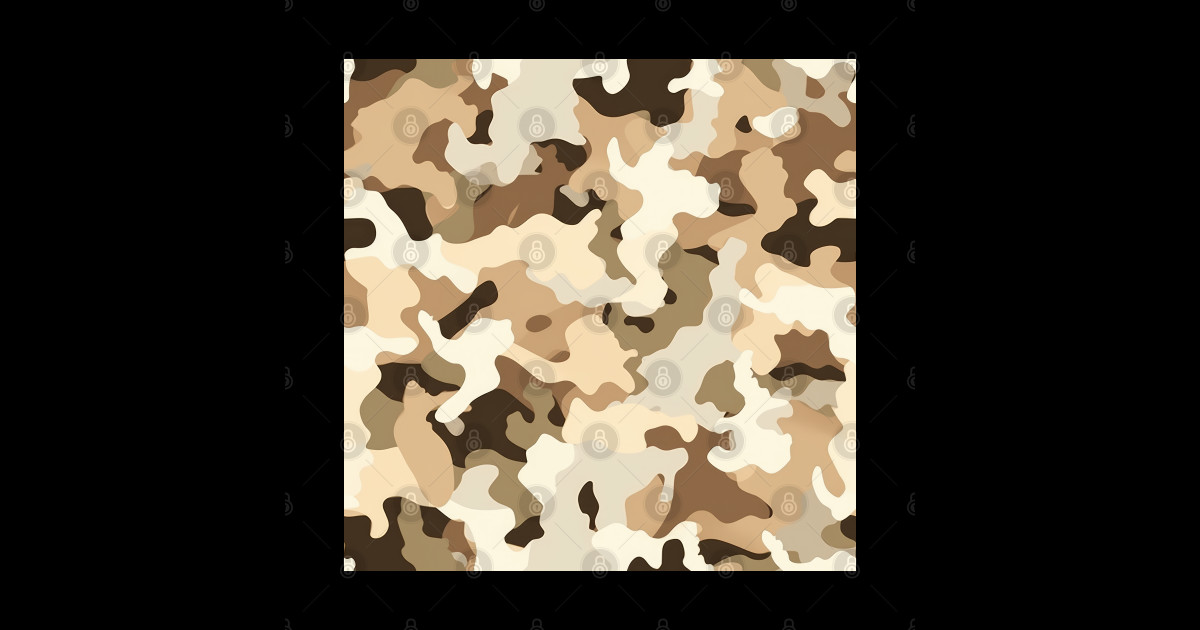 tan brown desert camo pattern - Tan Brown Desert Camo Pattern - Posters ...