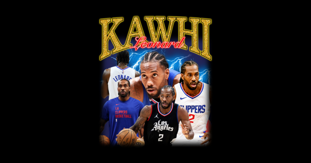 Kawhi Leonard Retro Bootleg Retro Bootleg - Kawhi Leonard - Sticker ...