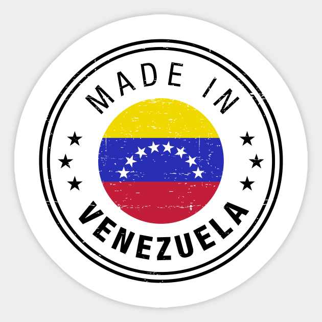 Made in Venezuela - vintage design - Made In Venezuela - Sticker ...