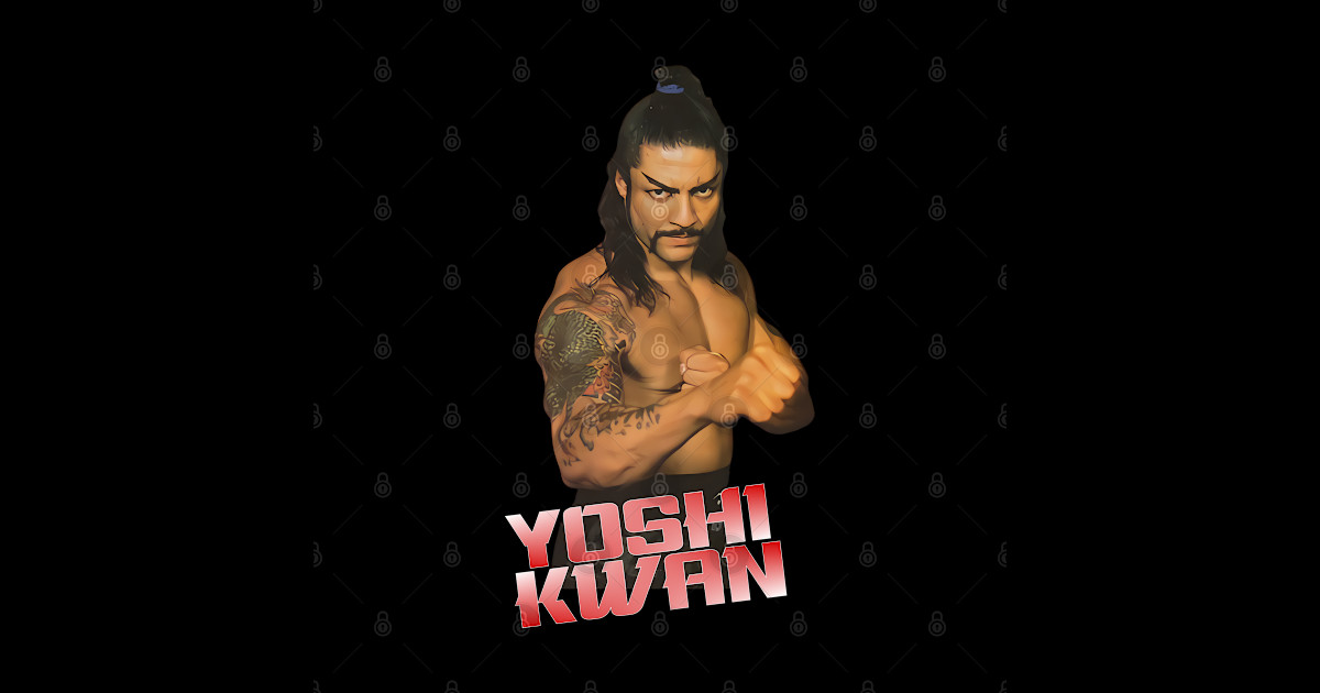 Yoshi Kwan - WCW Wrestler - Wrestling - Sticker | TeePublic