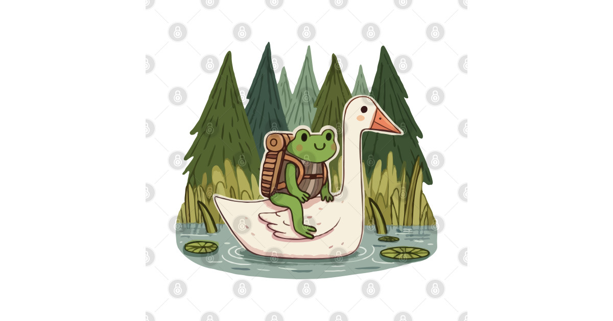 The Frog And The Goose - Frog - T-Shirt | TeePublic