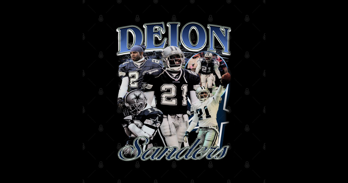 Deion Sanders Dallas Vintage Bootleg - Deion Sanders - Sticker | TeePublic