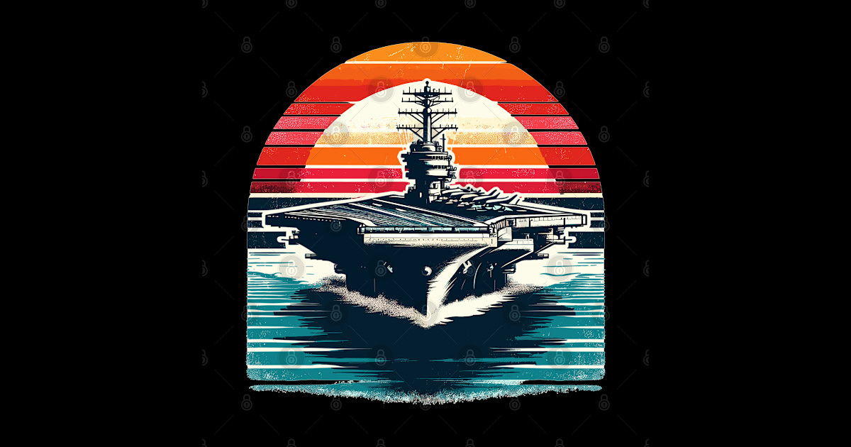 Aircraft carrier - Aircraft Carrier - Sticker | TeePublic