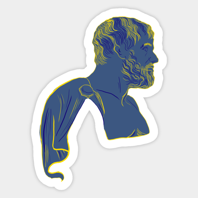 aris toteles - Phiilosophy - Sticker | TeePublic