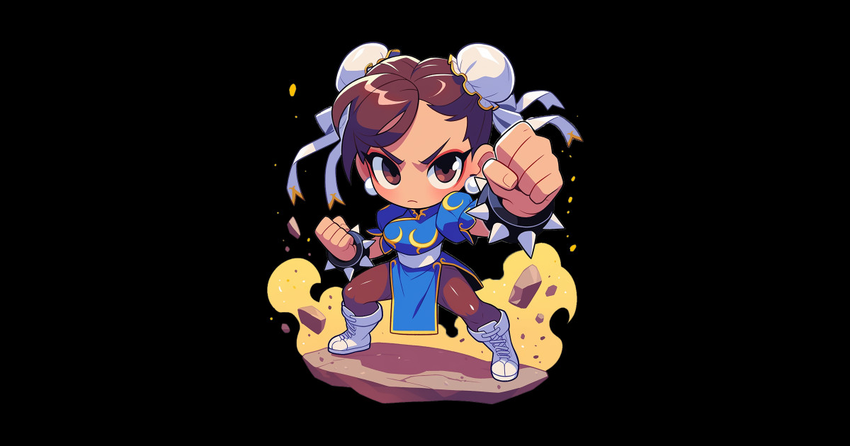 chun li - Chun Li - Sticker | TeePublic