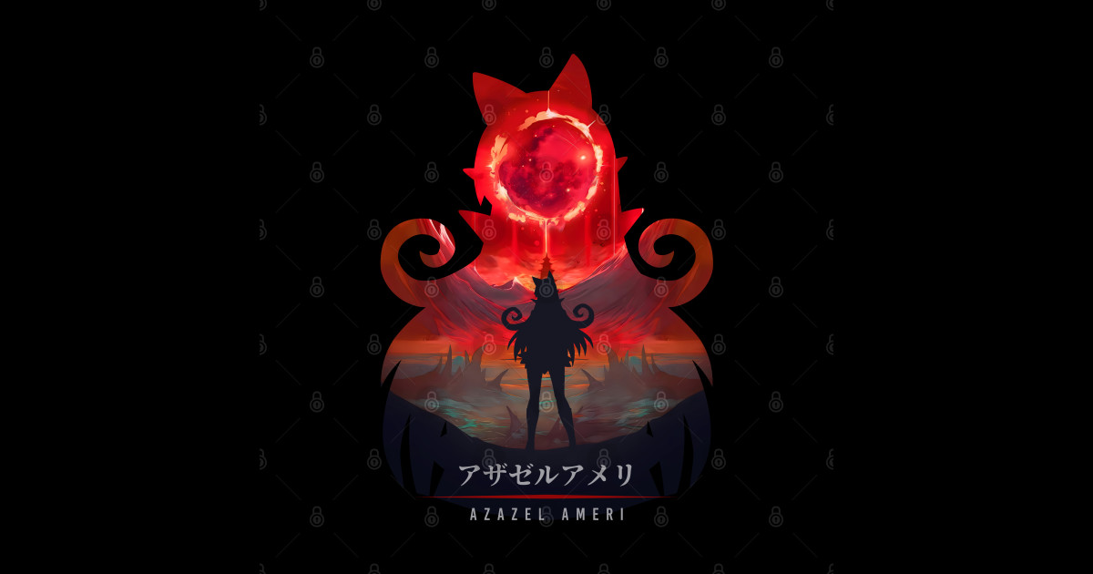 Ameri Azazel - Bloody Illusion - Anime - Sticker | TeePublic