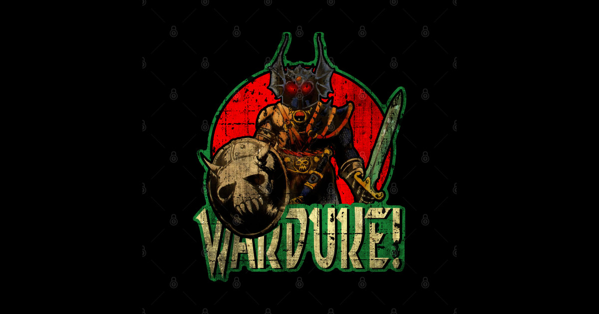 Warduke // D&D Game Vintage - 80s Game - Sticker | TeePublic