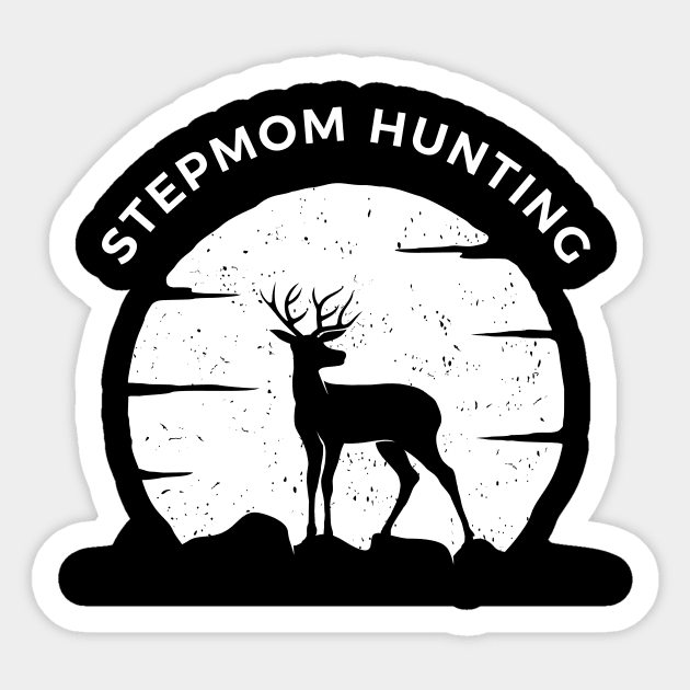 Stepmom Hunting - White Logo With Curved White Text And Deer - Stepmom ...