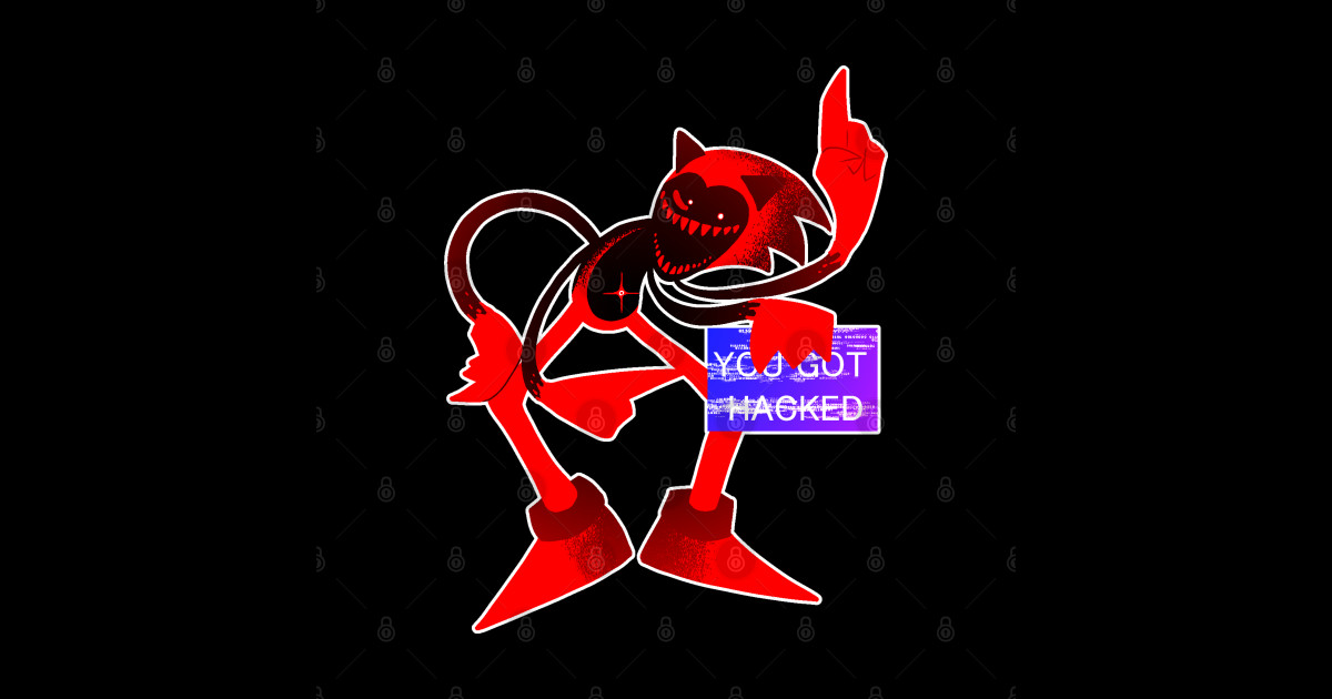 FNF SONIC EXE FATAL ERROR SONIC - Fatal Error Sonic - Sticker | TeePublic