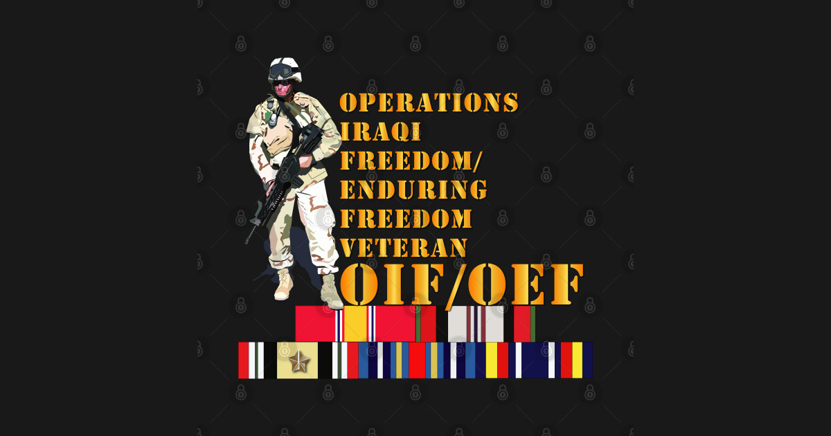 Soldier - OIF-OEF w SVC Ribbons - Soldier Oif Oef W Svc Ribbons - T ...