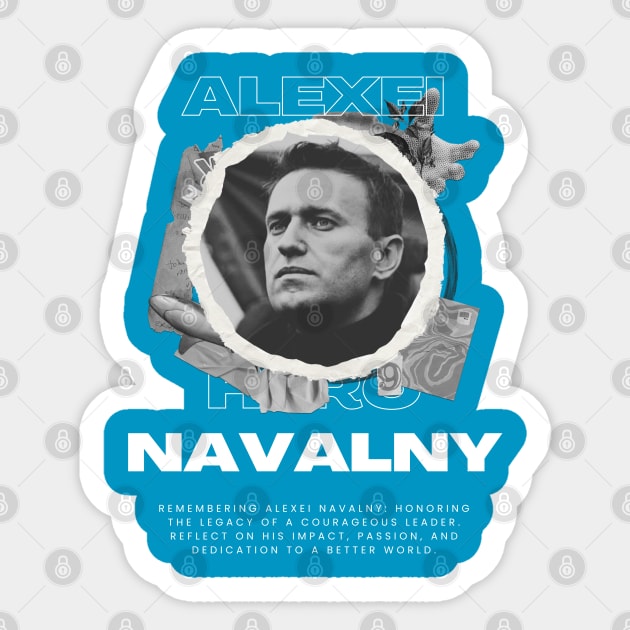 ALEXEI HERO NAVALNY - Navalny - Sticker | TeePublic
