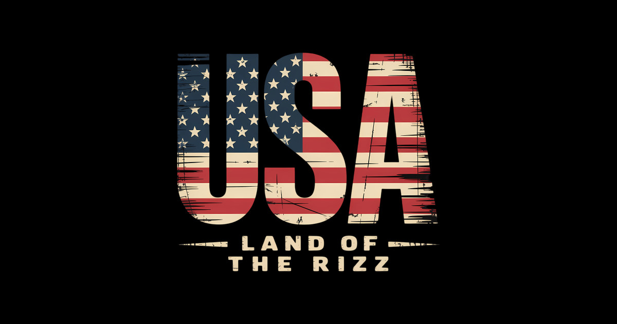 Land Of The Rizz 4Th Of July Fourth July Independence Flag ...