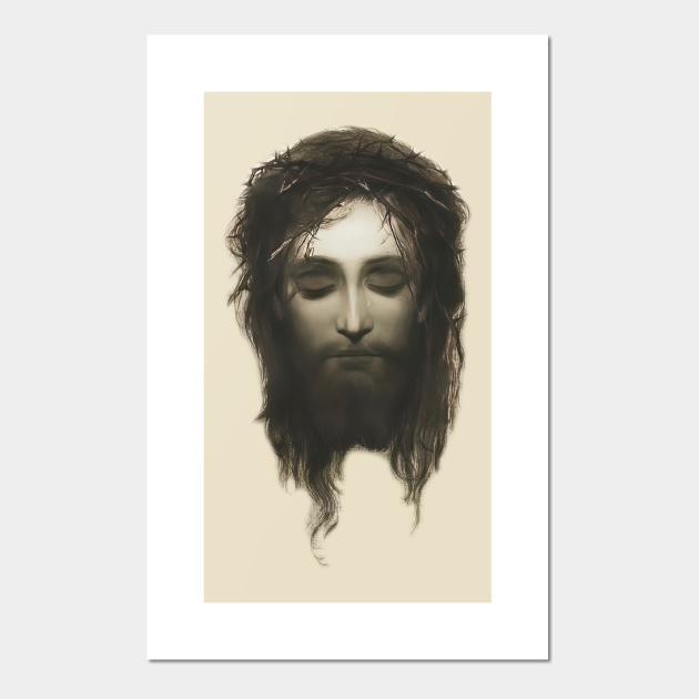 Veronica Veil Shroud Jesus Face Crown of Thorns - Shroud Of Turin ...