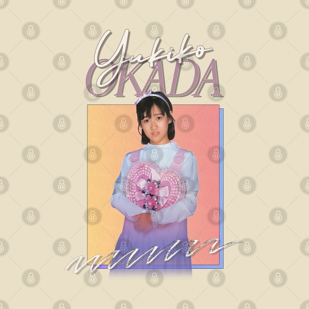 Yukiko Okada / Retro 80s Fan Design - Yukiko Okada - T-Shirt | TeePublic